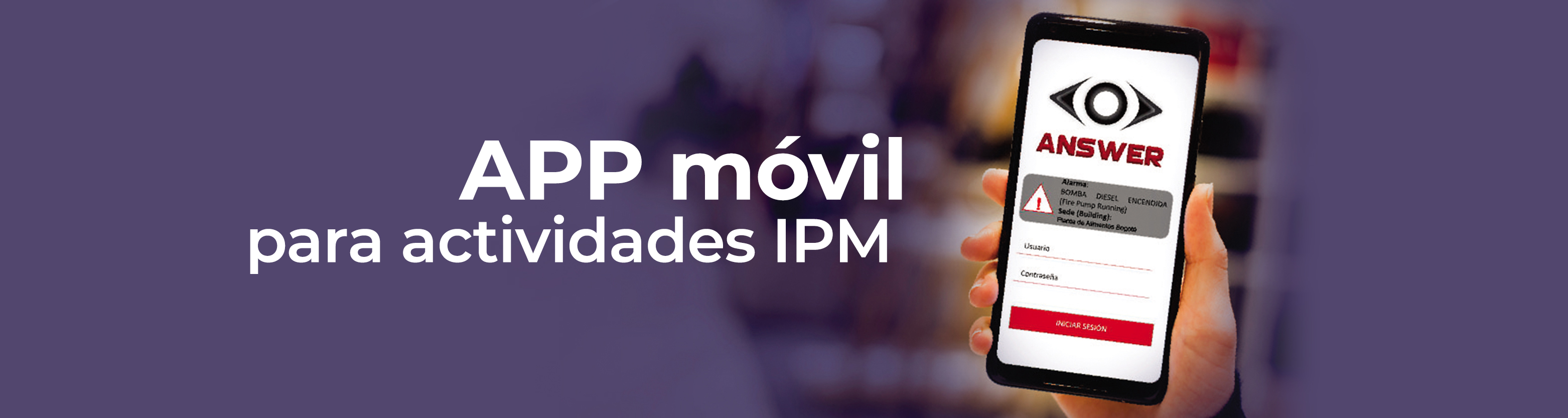 APP móvil para actividades IPM